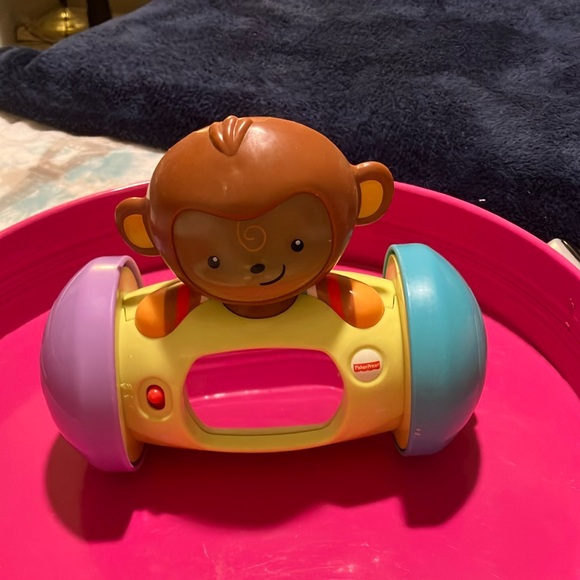 Fisher-Price | Toys | Fisher Price Light Up Rolling Monkey With Mirror ...